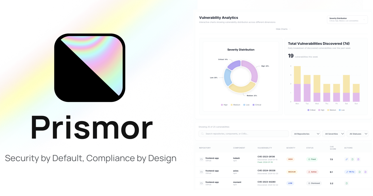 Prismor - Security and Compliance Autopilot for your code